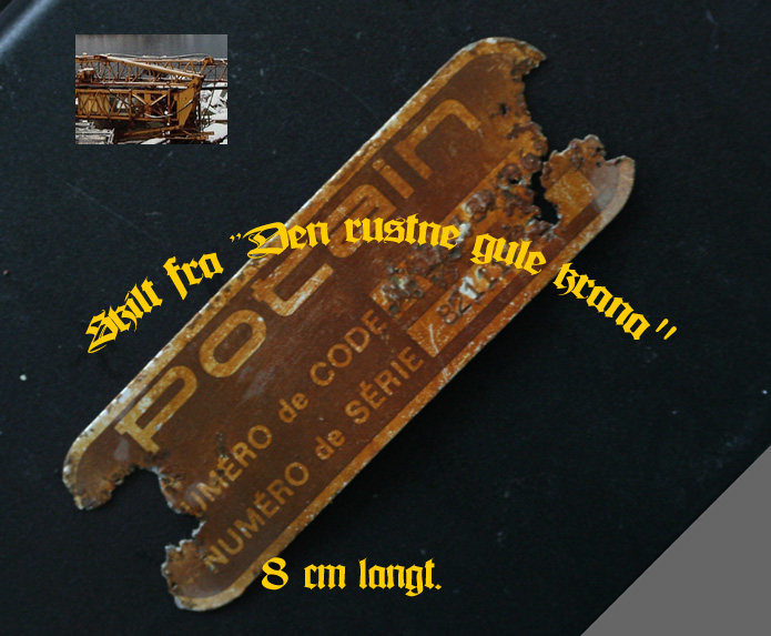 Den rustne gule krana